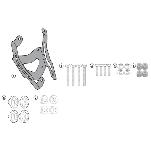 GIVI D2122KIT Specific Motorcycle Screen Fitting Kit