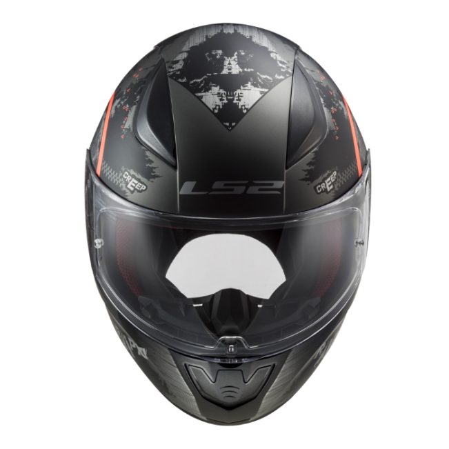 LS2 Helmets FF353 Circle Fluo Orange - หมวกกันน็อคเต็มใบ