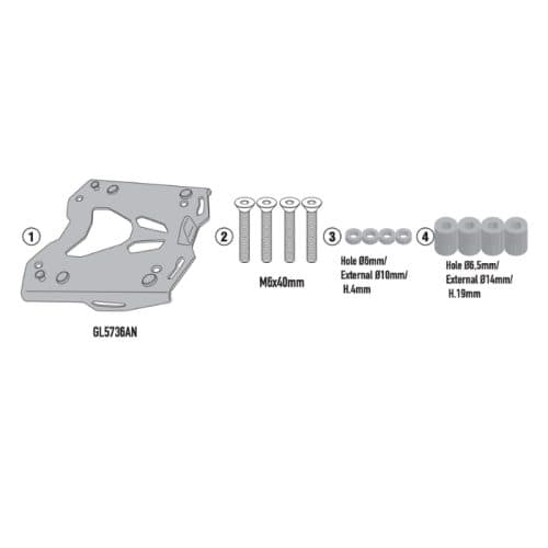 GIVI SRA5143 แร็คท้ายติดรถมอเตอร์ไซค